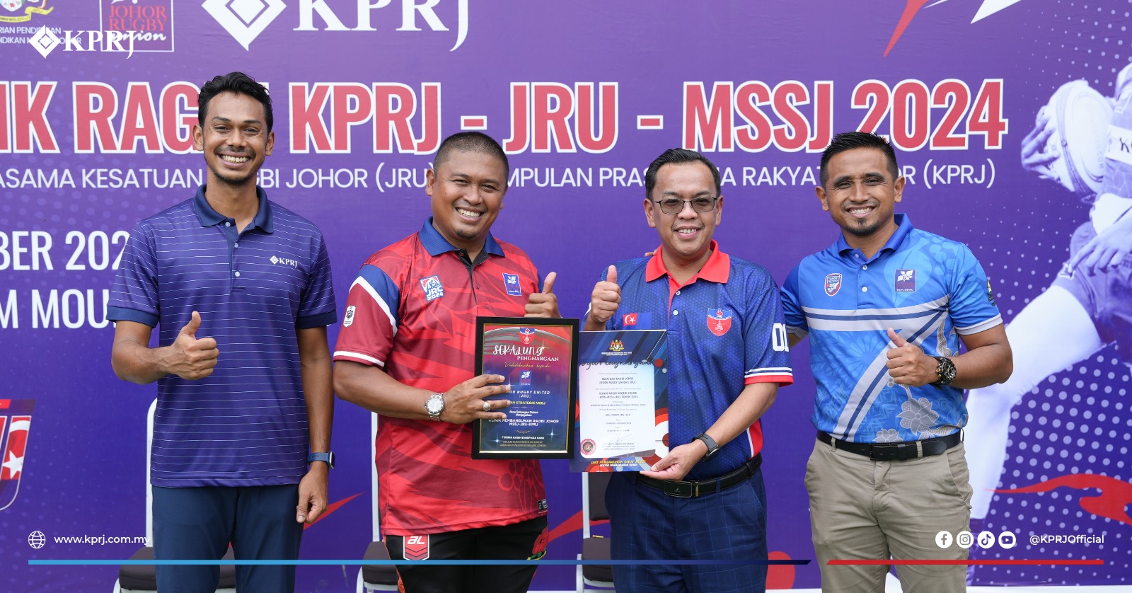 Klinik Ragbi Majlis Sukan Sekolah Johor (MSSJ) – Kesatuan Ragbi Johor (JRU)- Kumpulan Prasarana ...